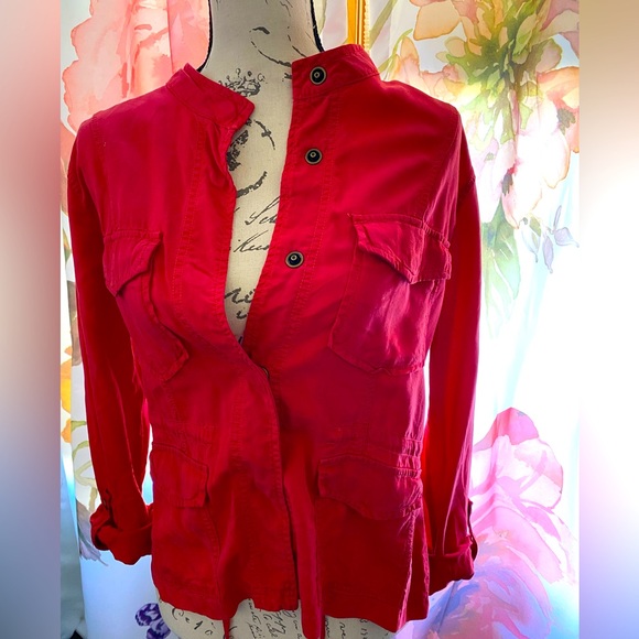 Sanctuary | Jackets & Coats | Small Red Light Weight Jacket | Poshmark